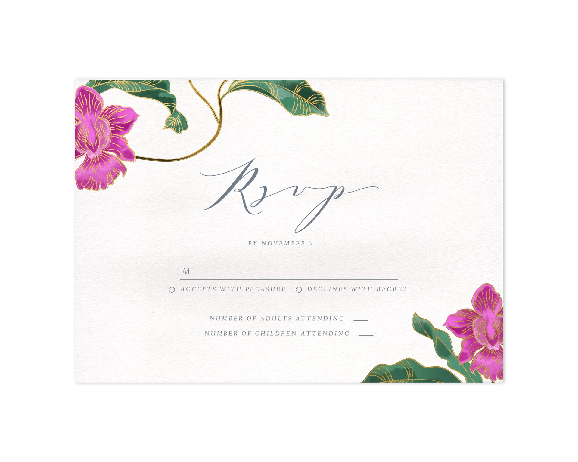 Ona Enclosure Card | Wedding Stationery Singapore – PINE ON PAPER