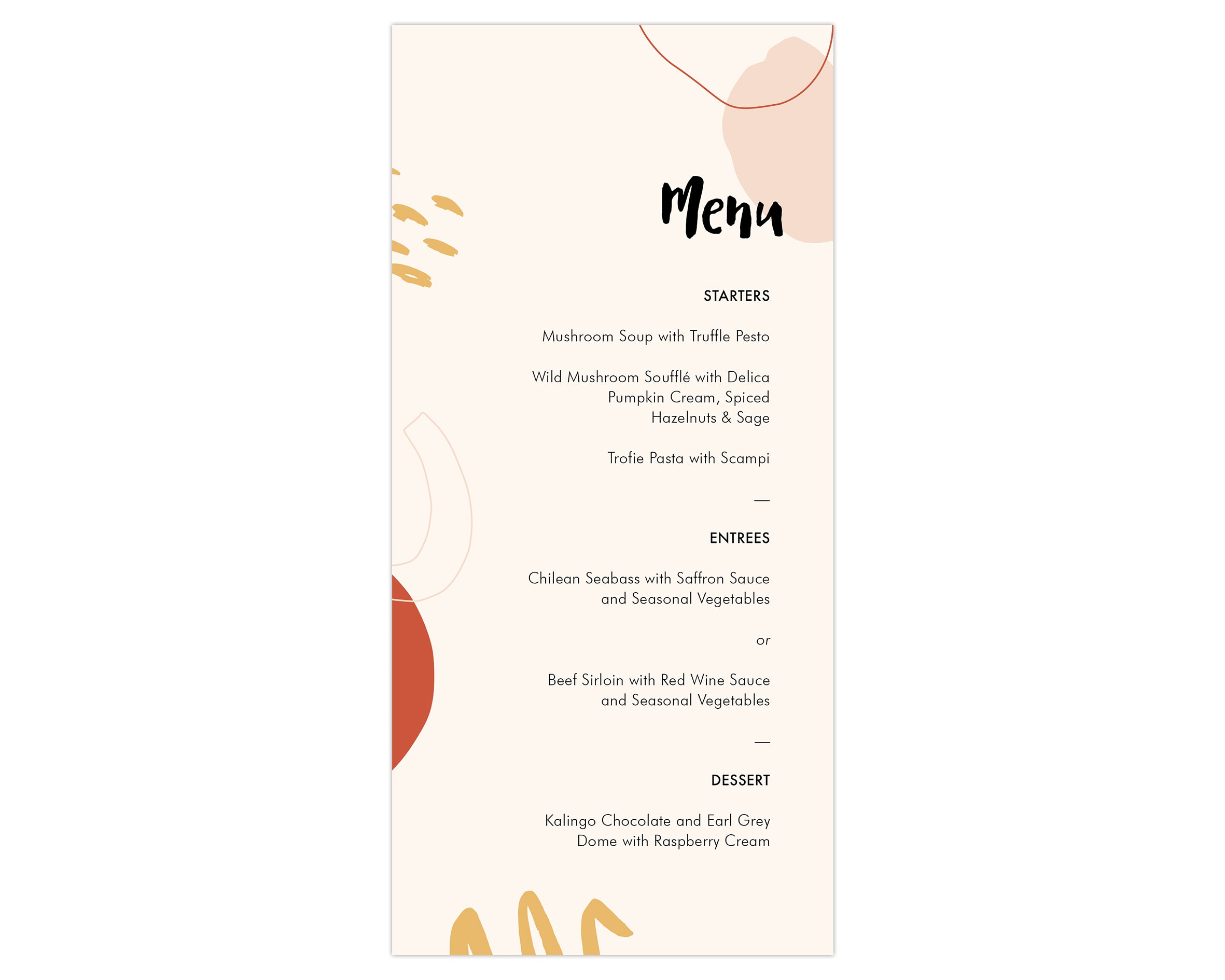 Modernist Accessory Card | Wedding Stationery Singapore – PINE ON PAPER