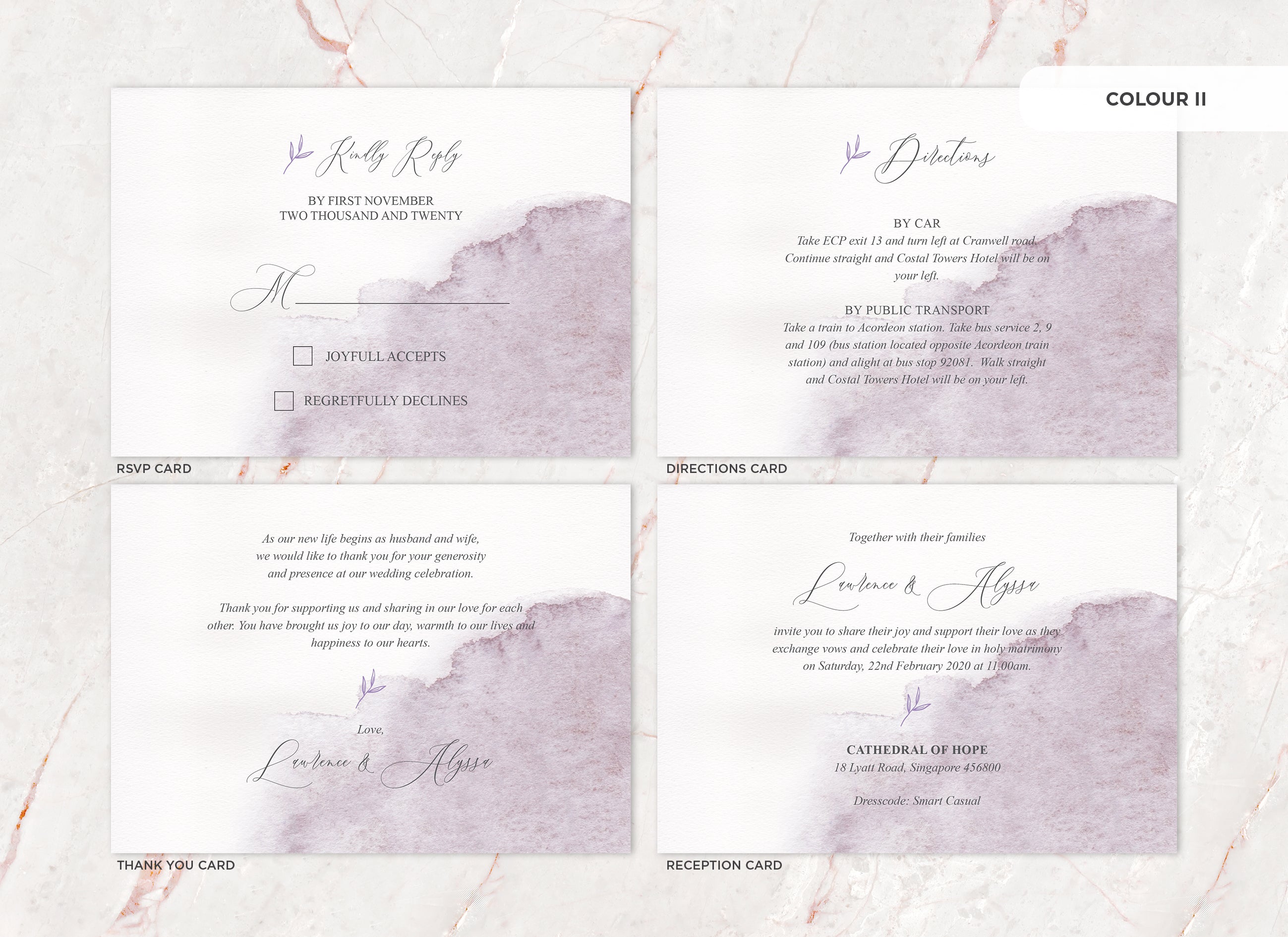 Anna Floral Enclosure Card – PINE ON PAPER